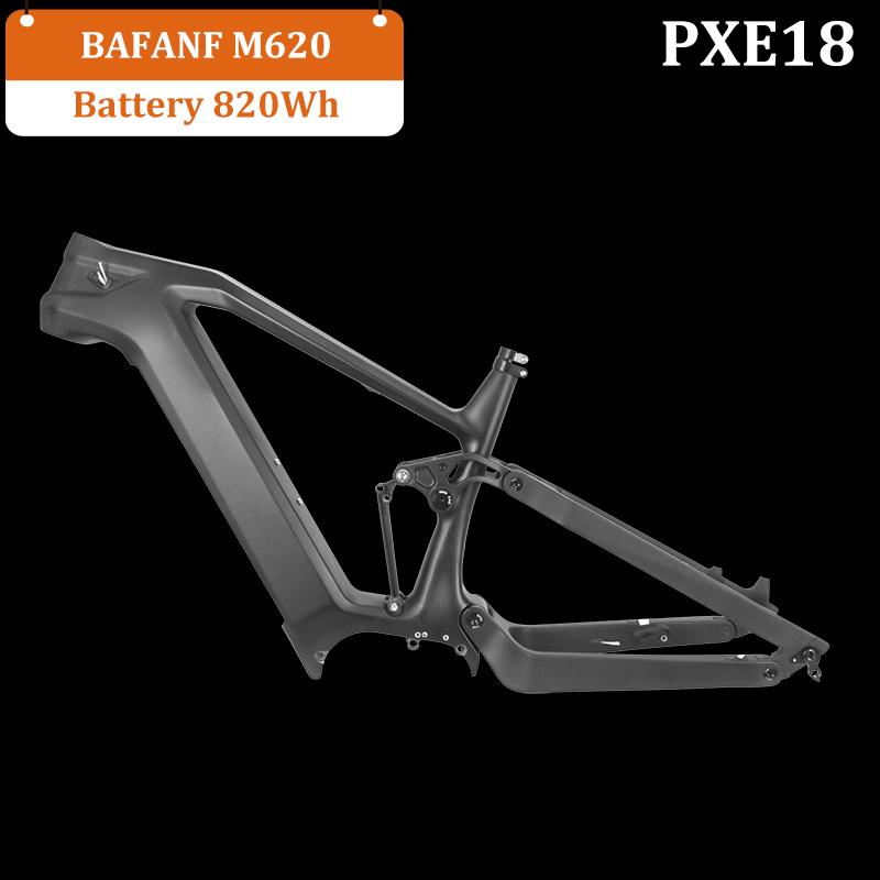 ProX Fat E-Bike Carbon Frame Full Suspension Electric Fat Bike Frame ...